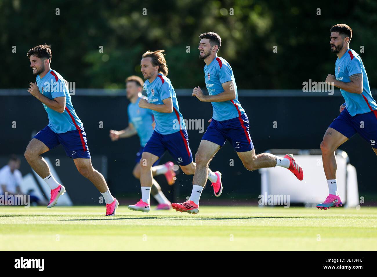 ALEXANDRIA, VIRGINIA - JUNE 20: Luka Modric and Petar Sucic during a ...