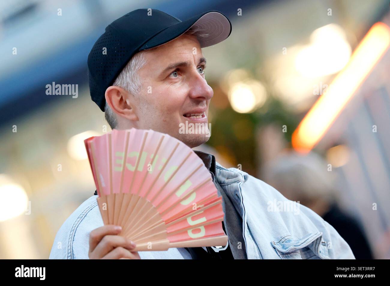 Comedian Jan B?hmermann at the summer festival celebrating the 35th ...