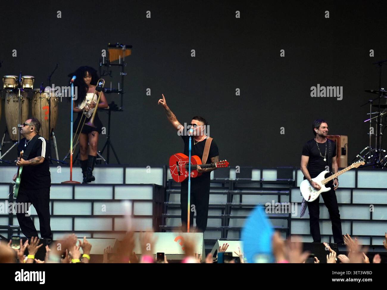 Concert by Alejandro Sanz at the Riyadh Air Metropolitan Stadium in ...