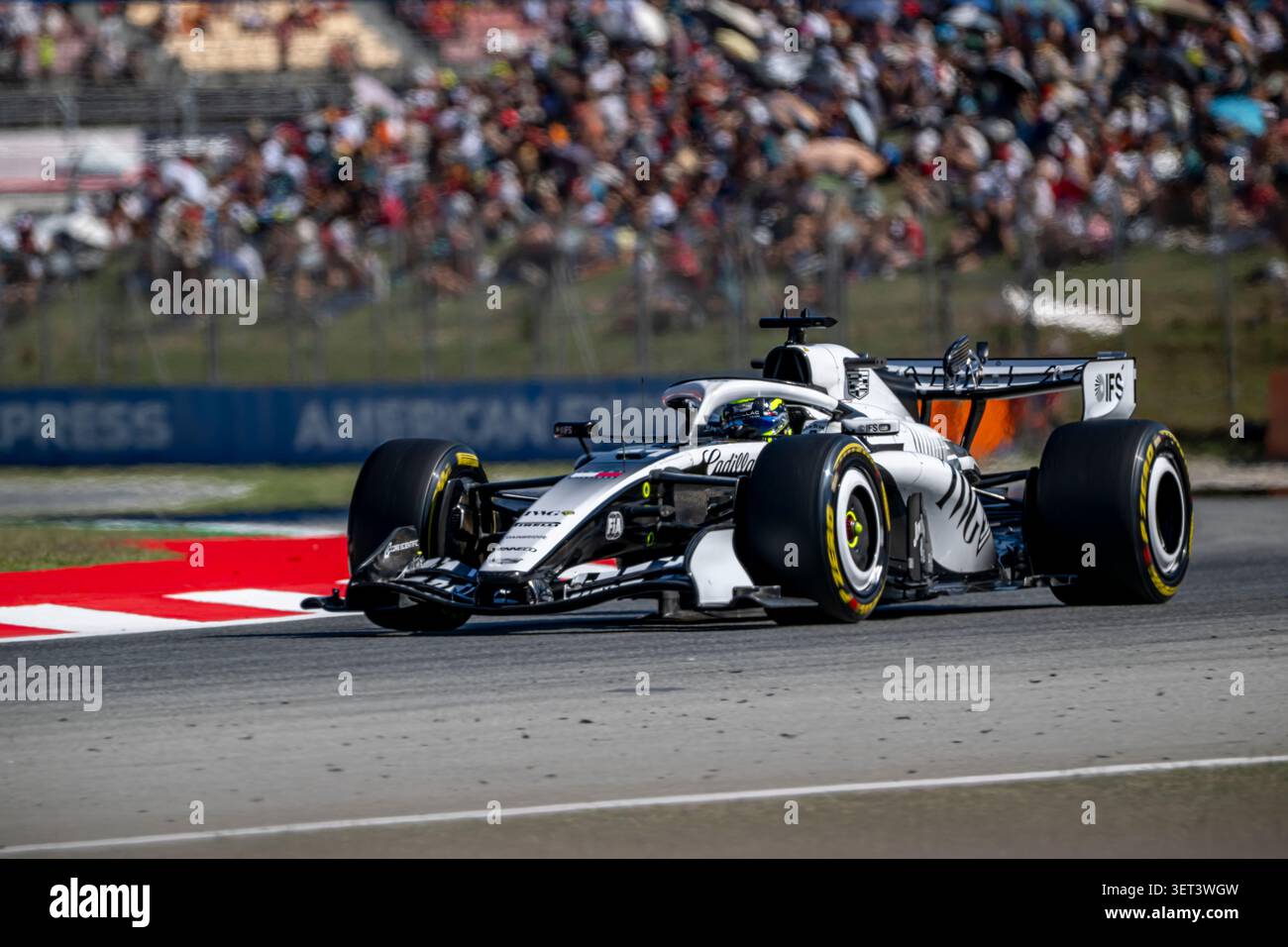 Montmelo, Spain, 12 Jun 2026, Sergio Perez, from Mexico competes for ...