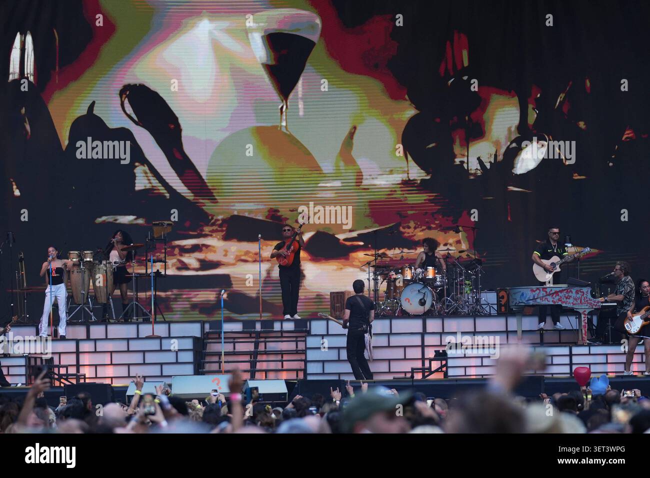 Concert by Alejandro Sanz at the Riyadh Air Metropolitan Stadium in ...