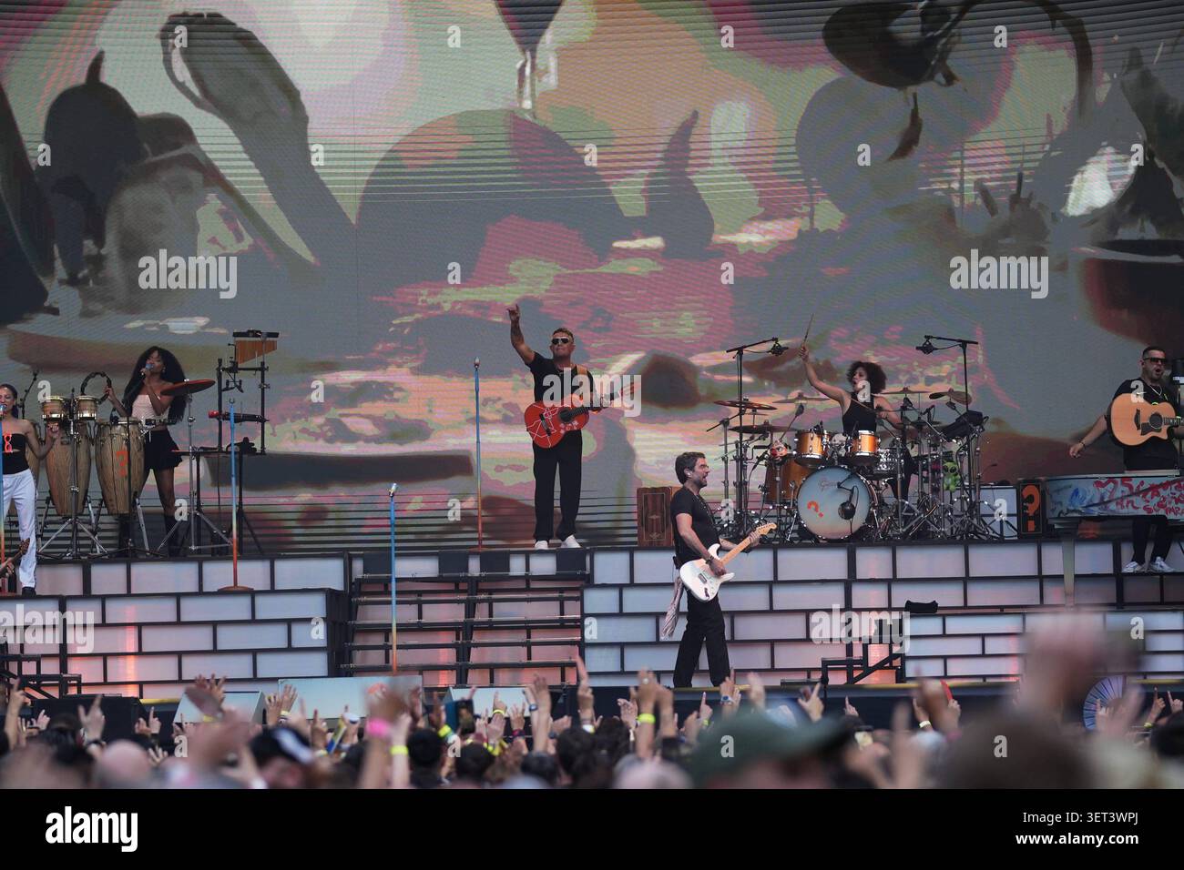 Concert by Alejandro Sanz at the Riyadh Air Metropolitan Stadium in ...