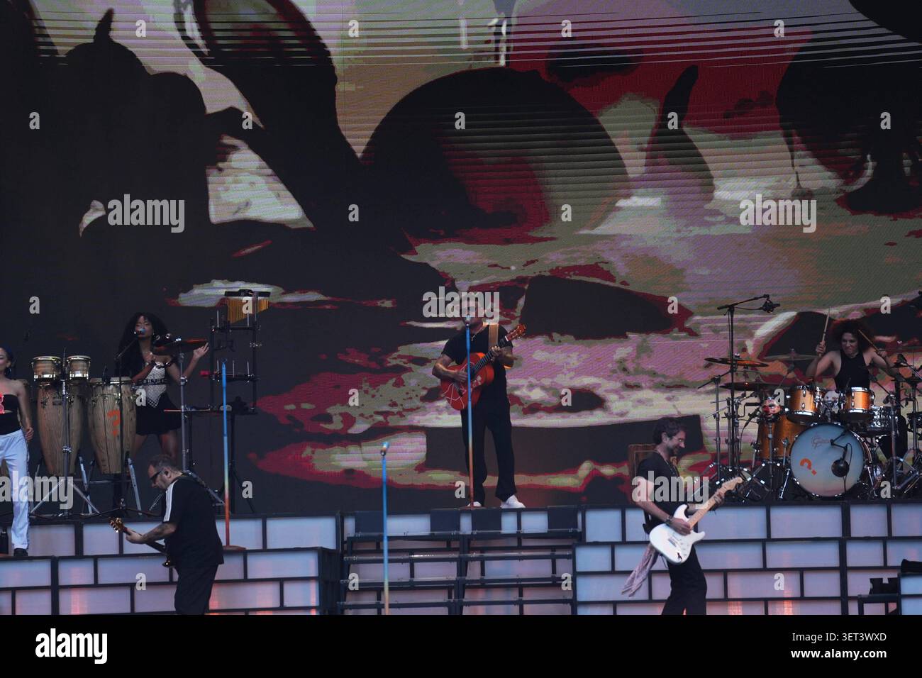 Concert by Alejandro Sanz at the Riyadh Air Metropolitan Stadium in ...