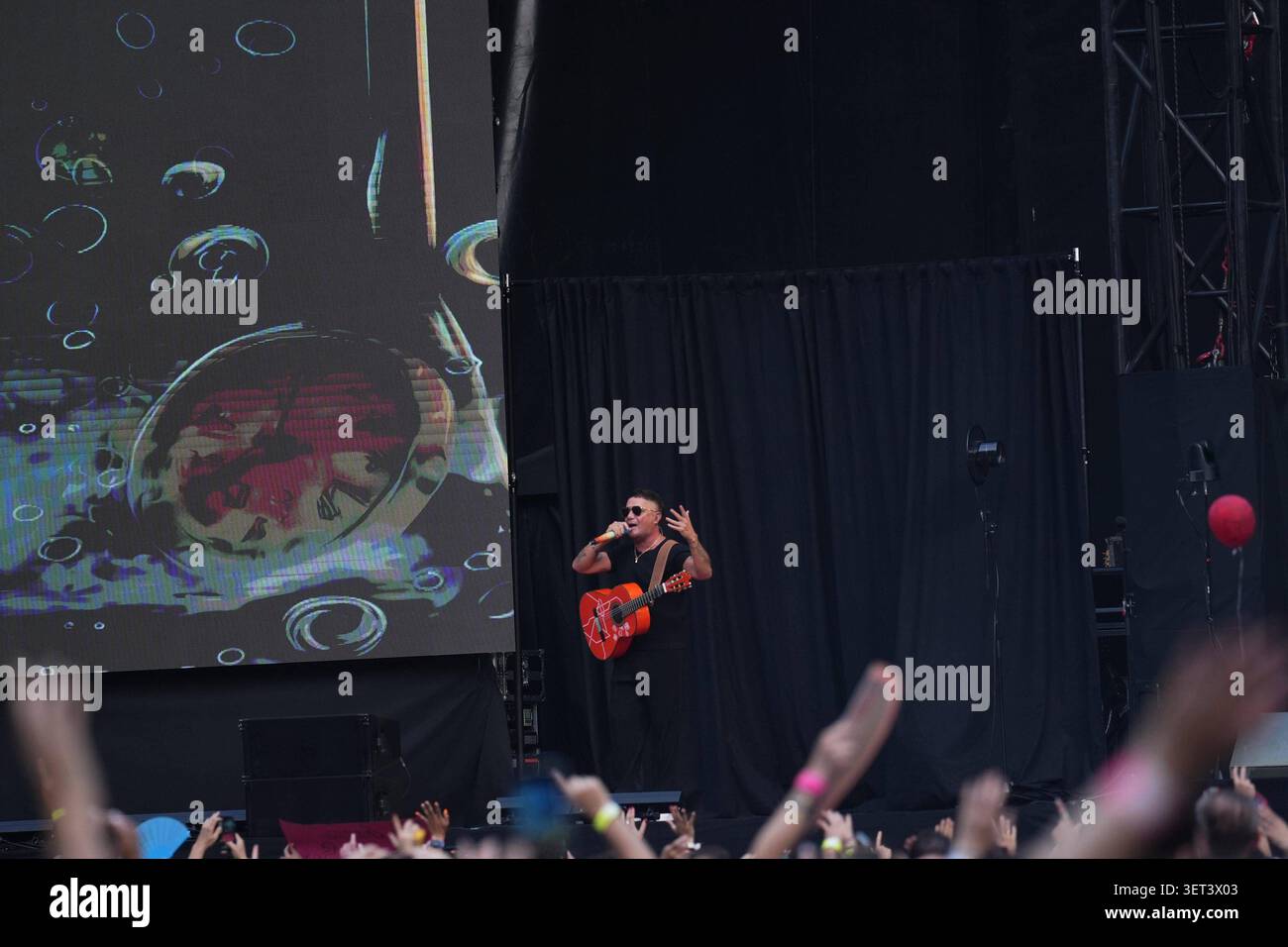 Concert by Alejandro Sanz at the Riyadh Air Metropolitan Stadium in ...