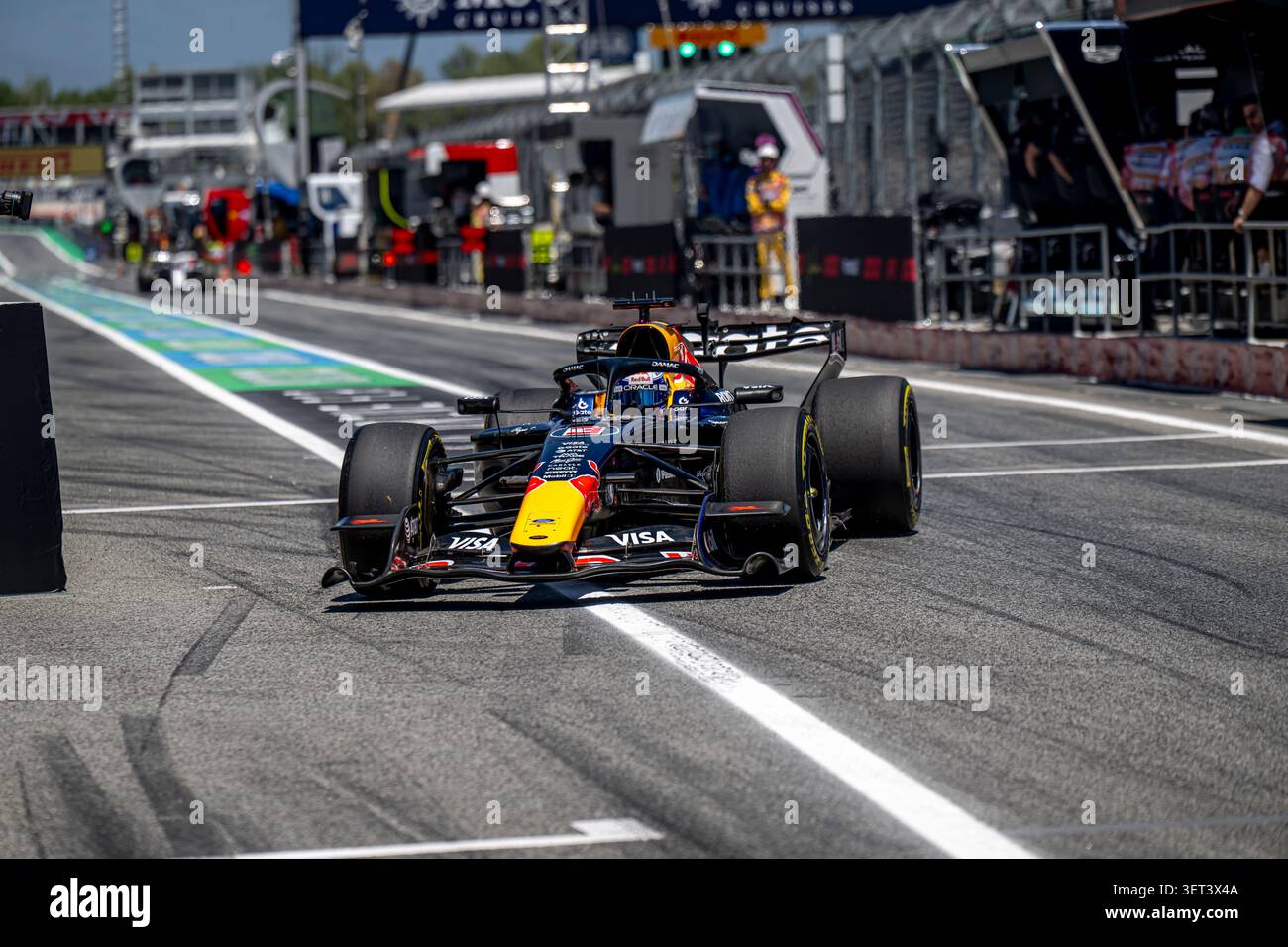 Montmelo, Spain, 12 Jun 2026, Max Verstappen, from Netherlands competes ...