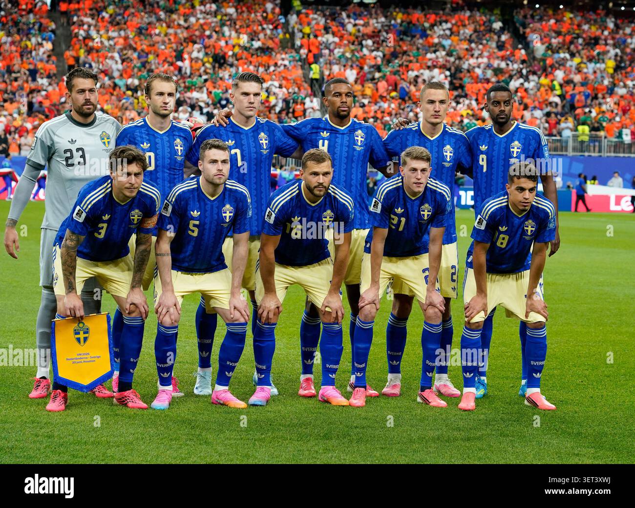 Sweden XI poses for a group photo during the FIFA World Cup 2026 ...
