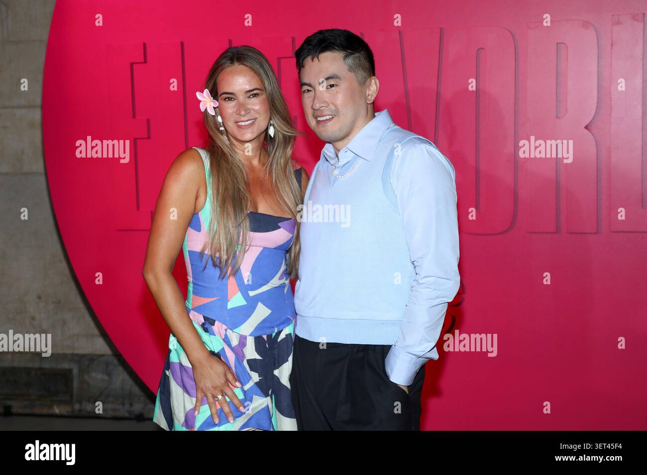 Hoku, left, and Bowen Yang participate in the Prime Video prequel ...