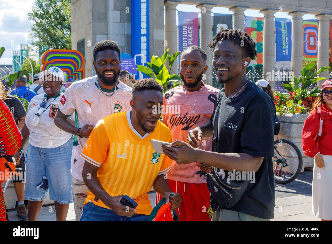 Toronto, Canada. 20 June, 2026. Ivory Coast fans celebrate their first ...