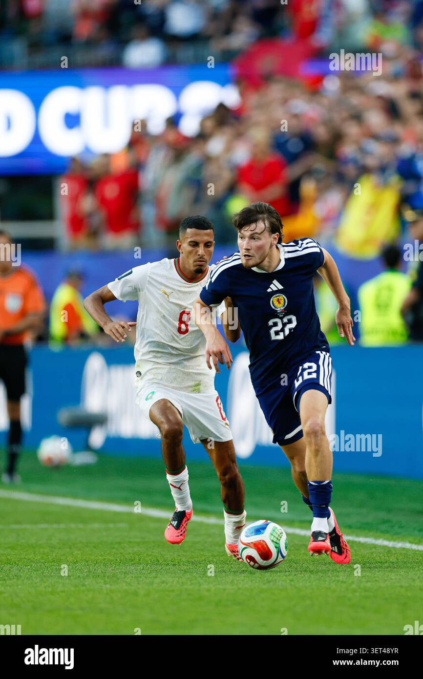 June 19, 2026; Foxborough, Massachusetts, USA; Scotland defender Nathan ...