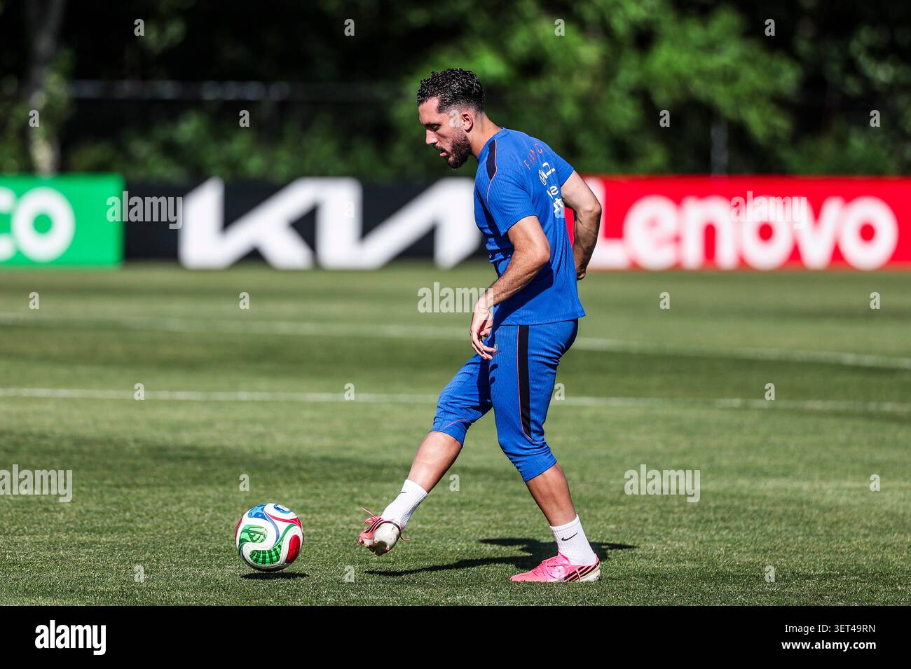 Rayan CHERKI of France during a training session, the French national ...
