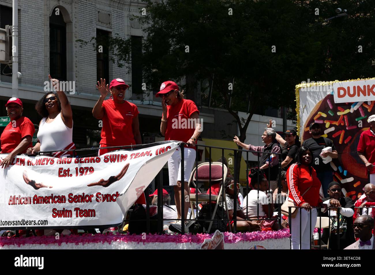 New York, NY- June 20th: Juneteenth Parade in Harlem featuring Various ...