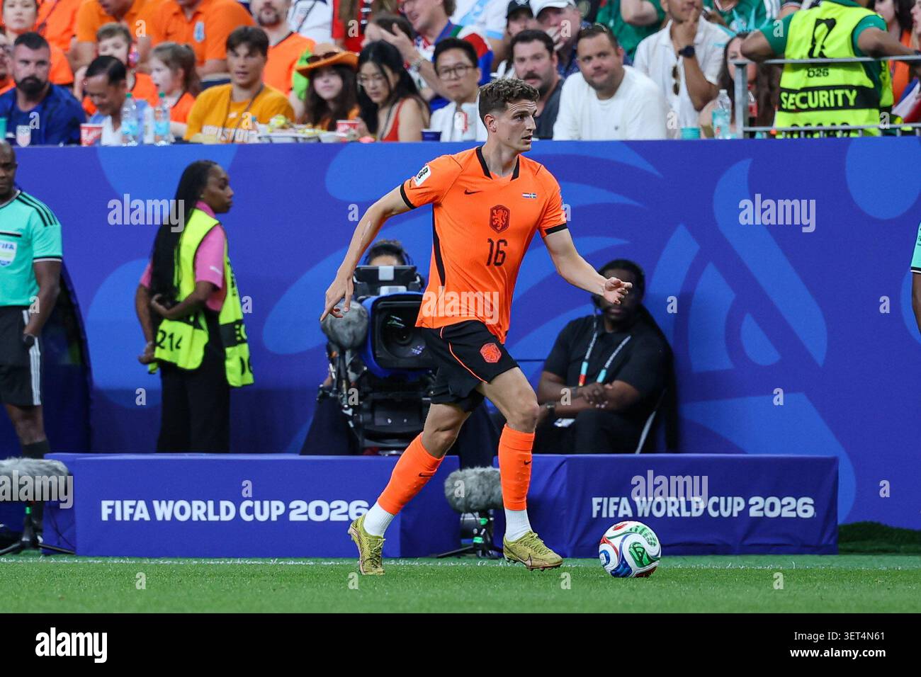 Netherland's Guus Til running forward with the ball during the FIFA ...