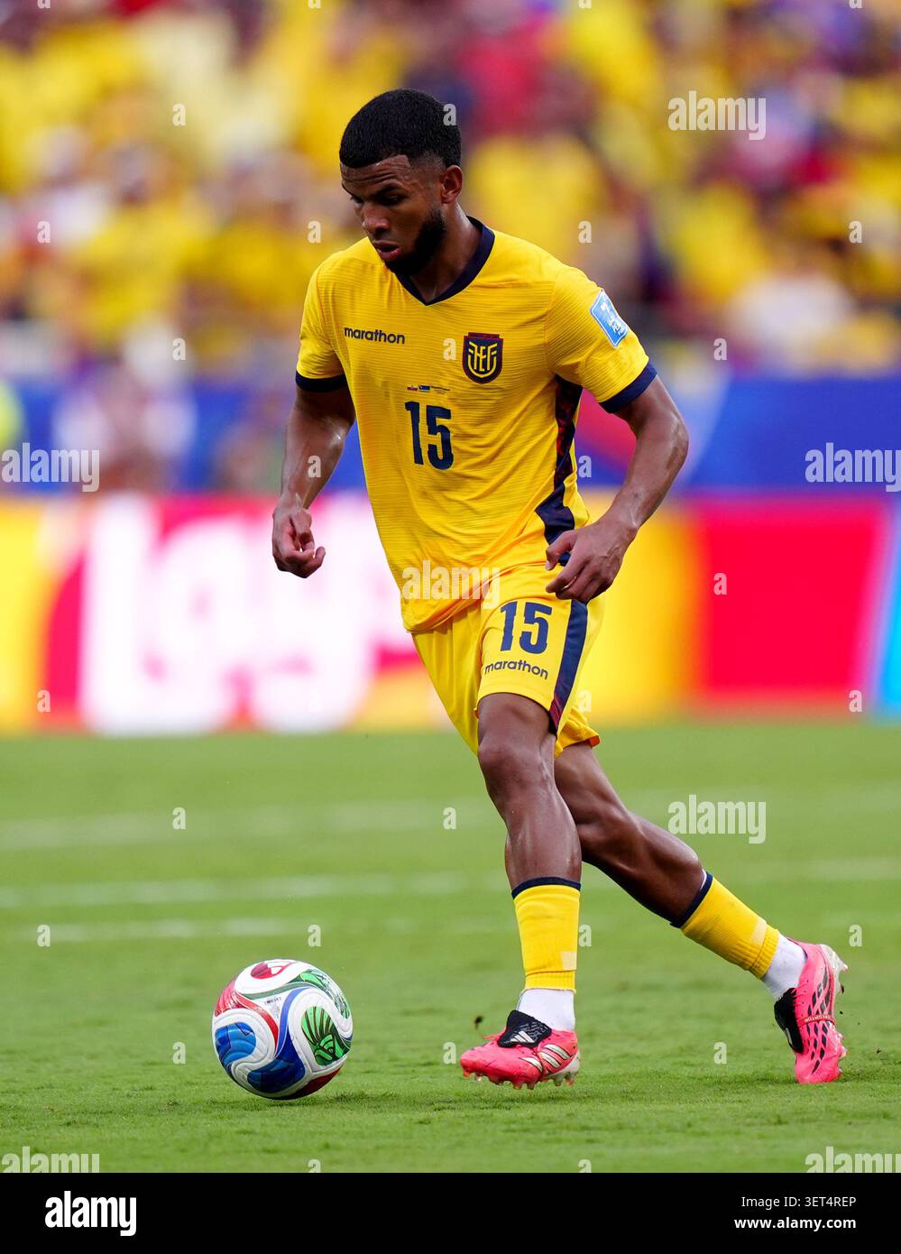Ecuador's Pedro Vite during the FIFA World Cup Group E match at Kansas ...