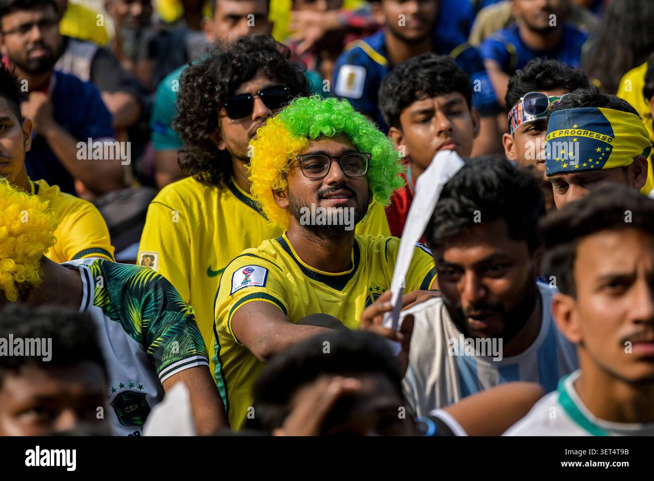 Brazil football fans seen watching the FIFA 2026 World Cup football ...