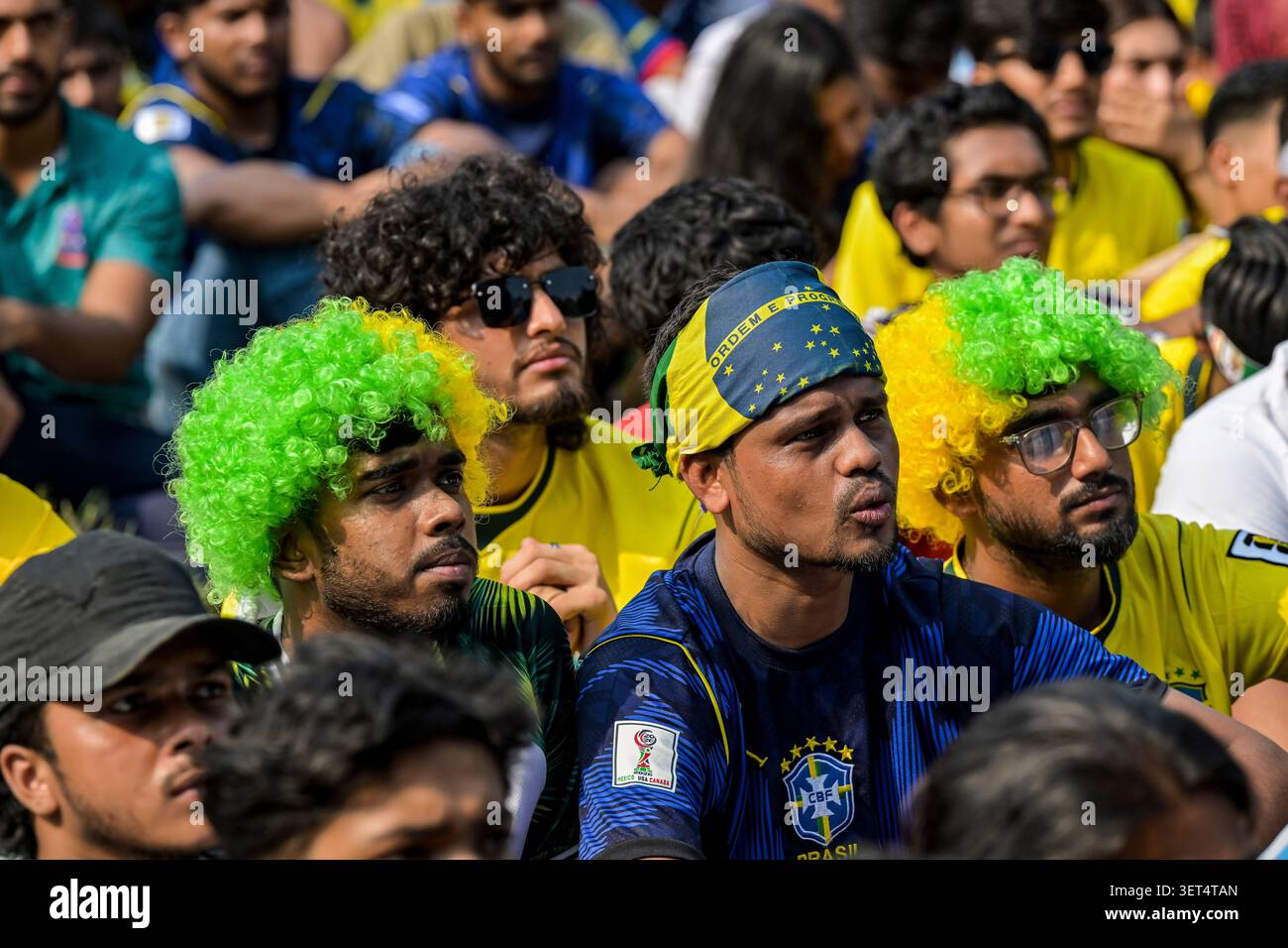 Brazil football fans seen watching the FIFA 2026 World Cup football ...