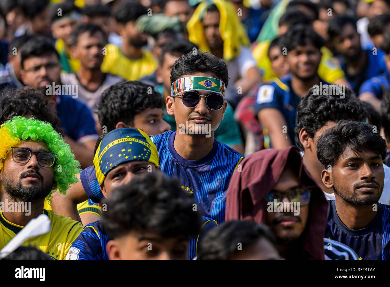 Brazil football fans seen watching the FIFA 2026 World Cup football ...