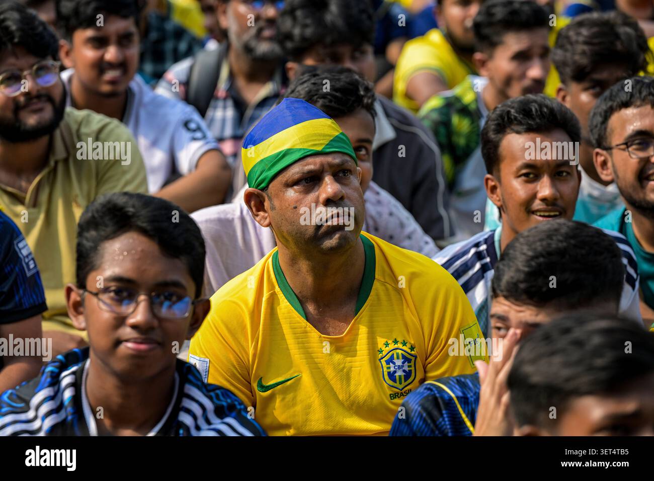 Brazil football fans seen watching the FIFA 2026 World Cup football ...