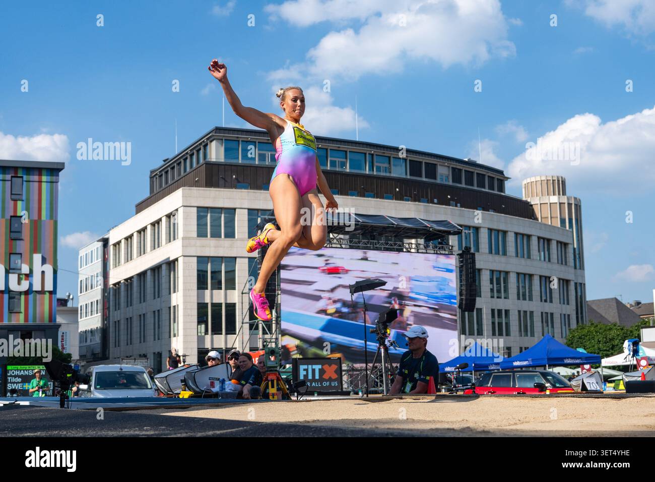 ESSEN, GERMANY - JUNE 20: Johansson Tilde (Sweden, SWE - Long Jump ...