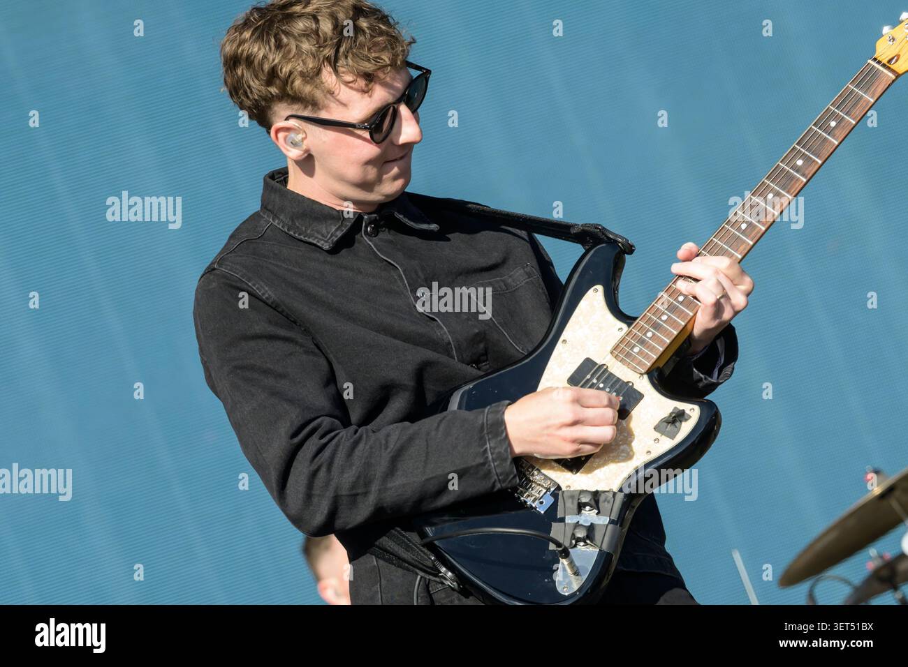 Glasgow, UK. 20th June, 2026. Jack Cochrane of The Snuts performs live ...