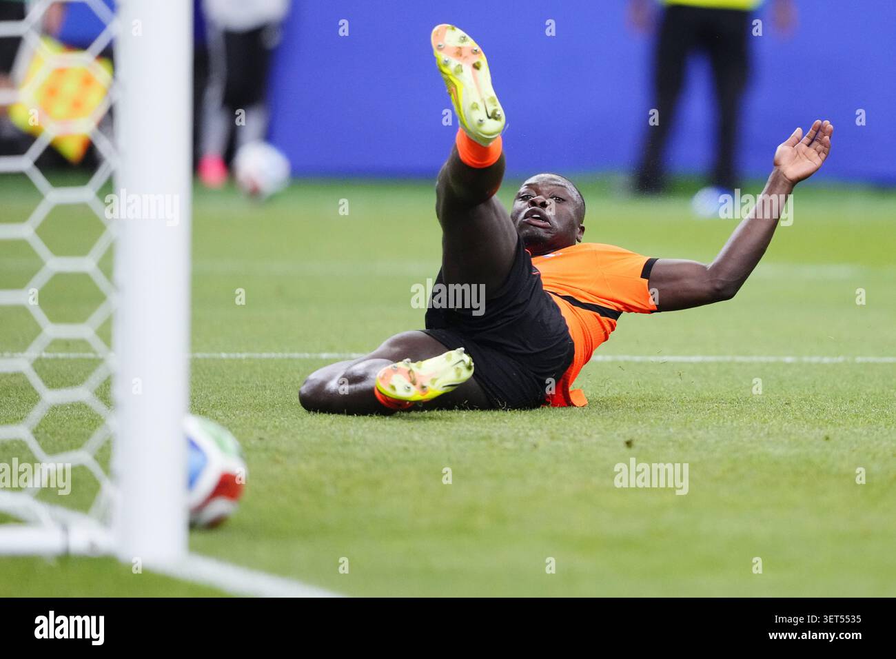 IPA85903565 - Brian Brobbey of Netherlands scores a goal during the ...