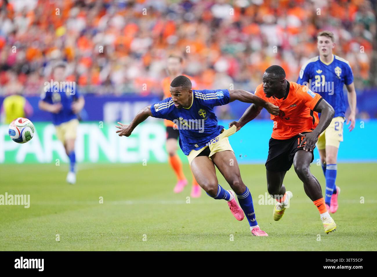 IPA85903582 - Isak Hien of Sweden and Brian Brobbey of Netherlands ...