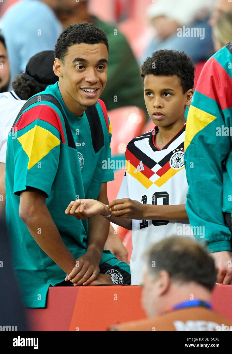 Jamal Musiala (Germany) with his little brother Jerrell Toronto, June ...