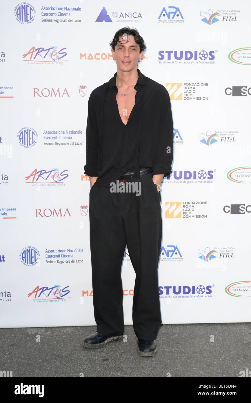 Manuele Porzio attends the photocall of La pellicola d'oro 2026 at Via ...