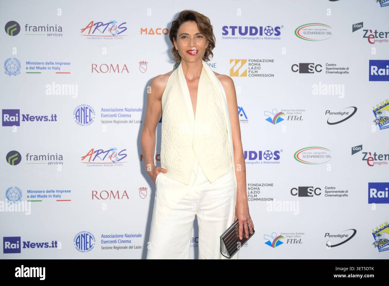Anna Foglietta attends the photocall of La pellicola d'oro 2026 at Via ...