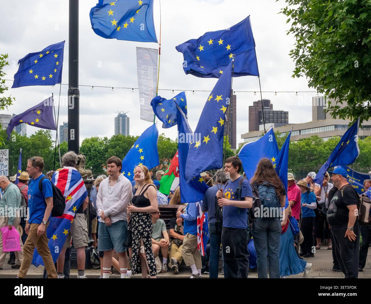 London UK, 20h June 2026. National Rejoin March on10th anniversary of ...