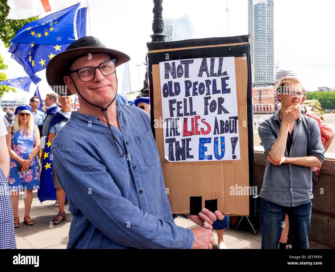 London UK, 20h June 2026. National Rejoin March on10th anniversary of ...