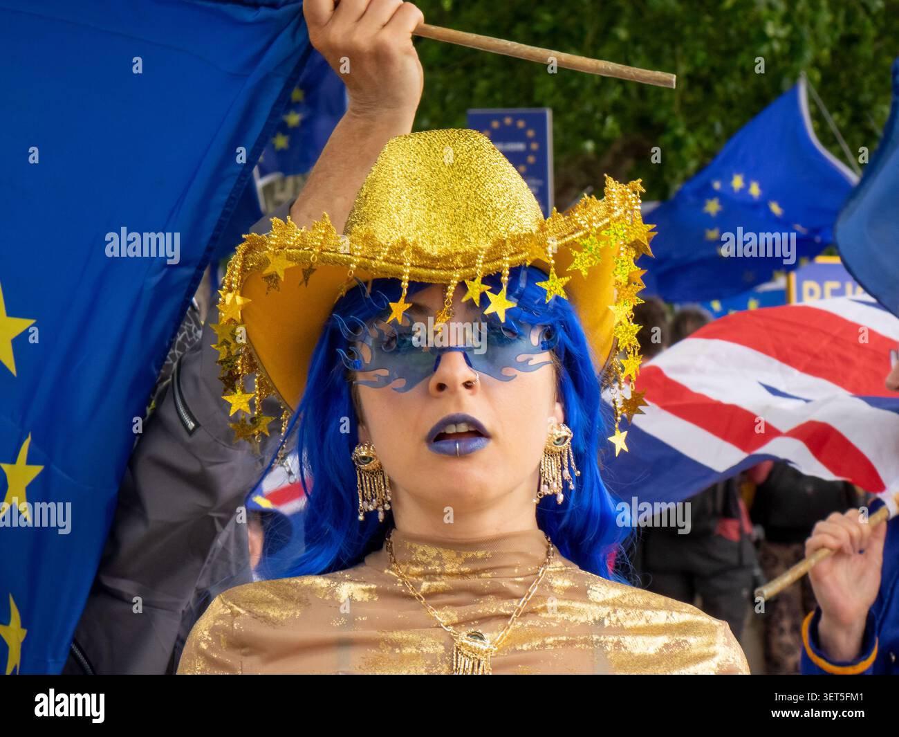 London UK, 20h June 2026. National Rejoin March on10th anniversary of ...