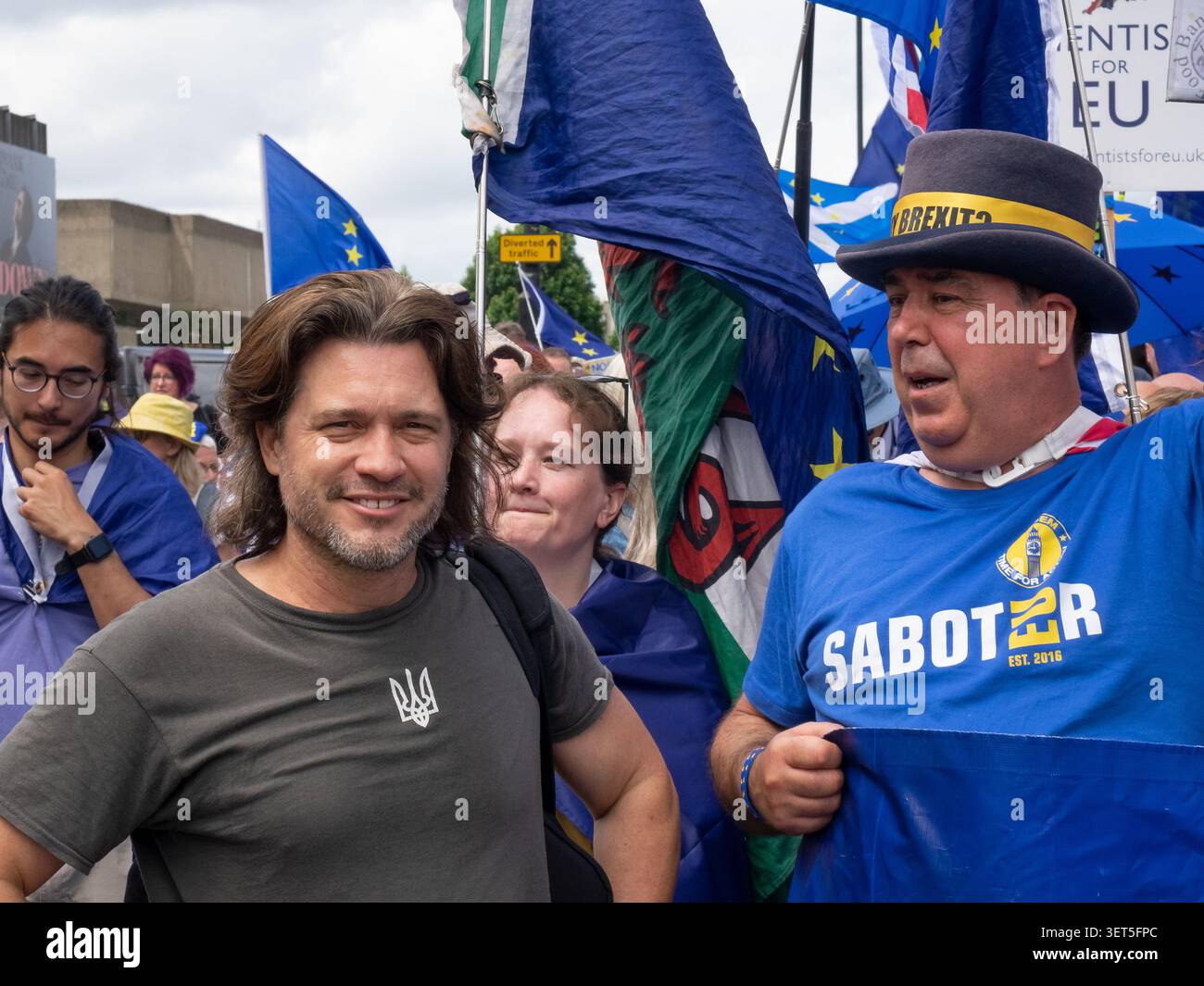 London UK, 20h June 2026. National Rejoin March on10th anniversary of ...