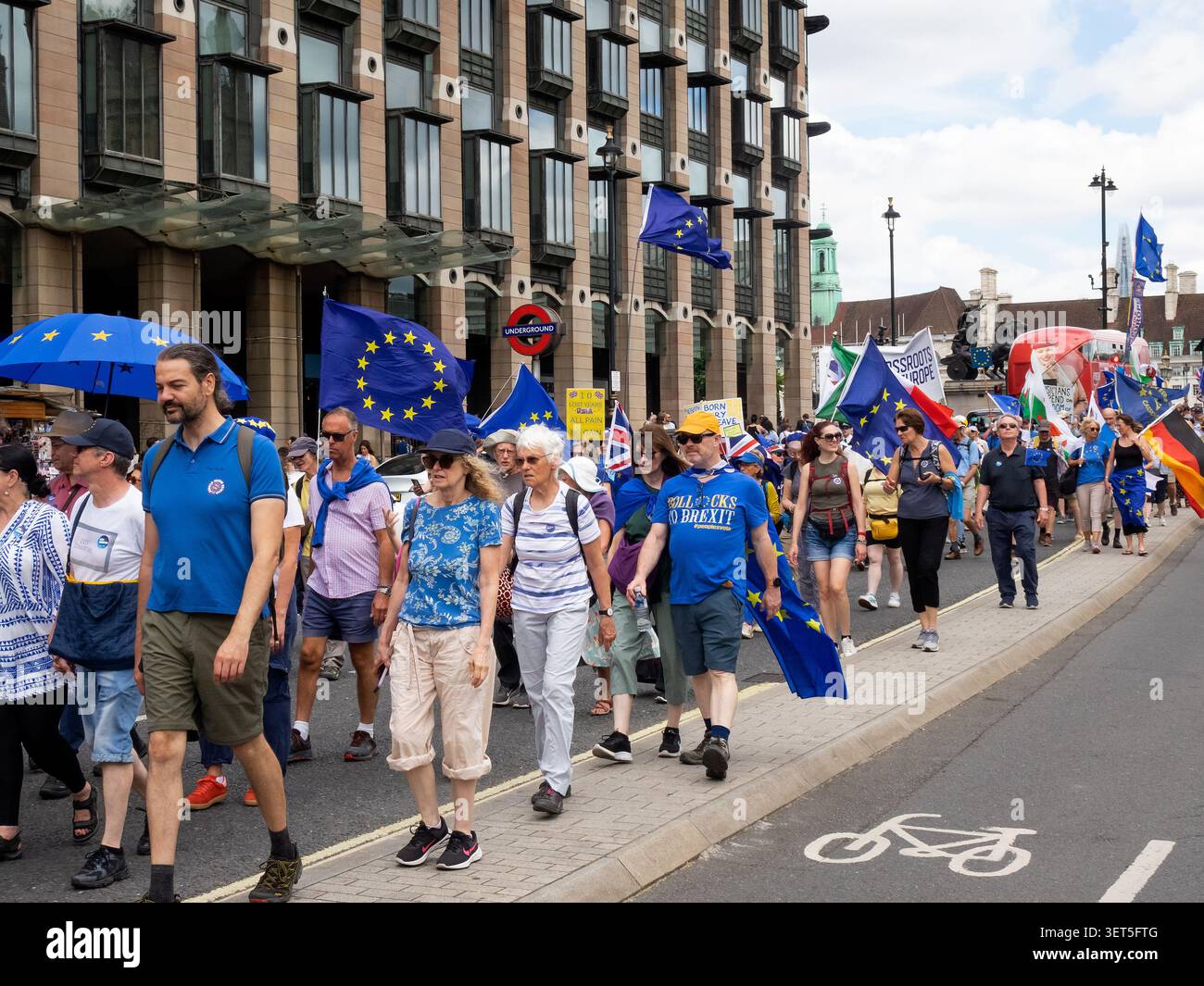 London UK, 20h June 2026. National Rejoin March on10th anniversary of ...