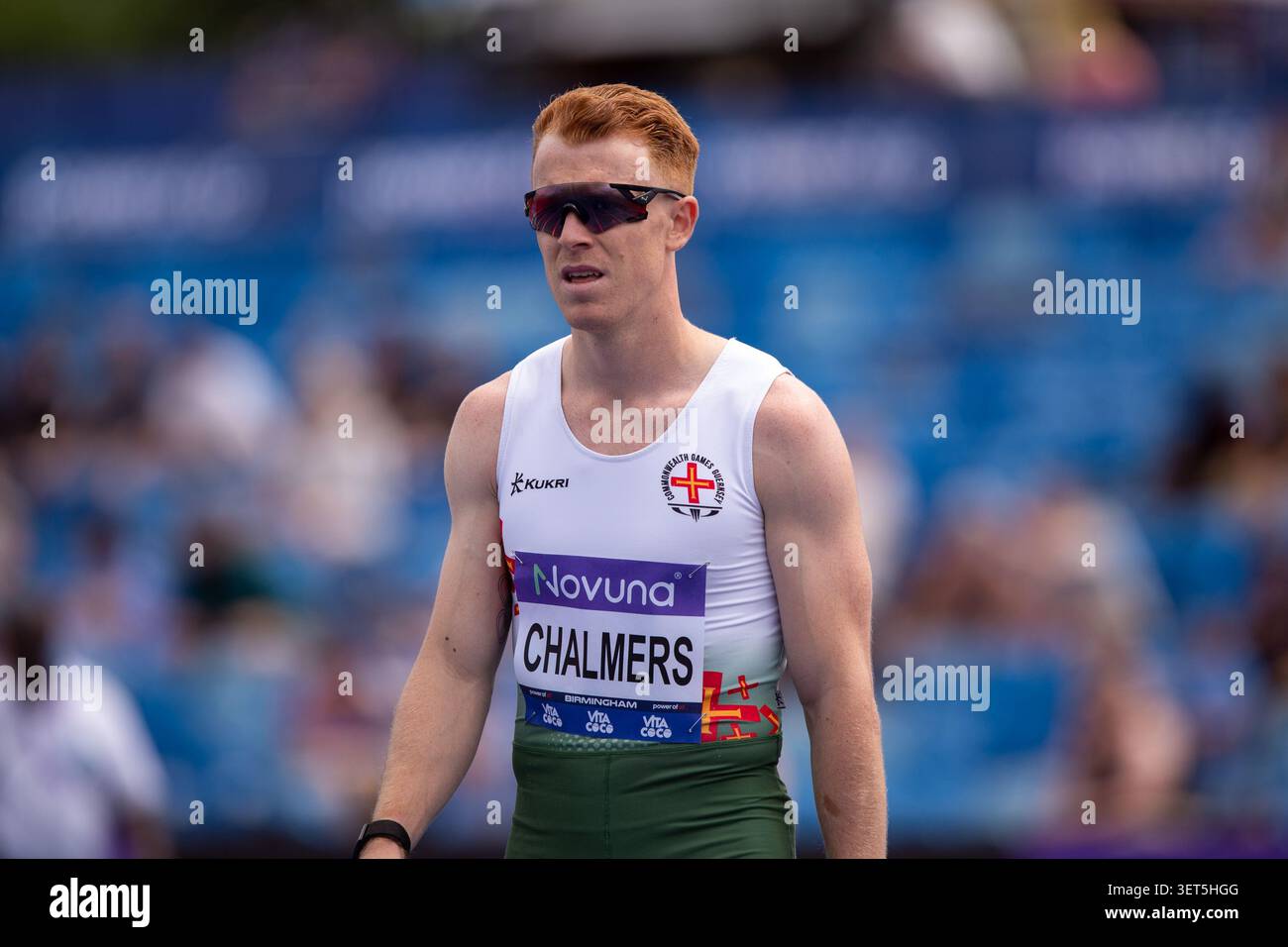 Headshot of Alastair Chalmers ahead of the Mens 400m Hurdles heats at ...