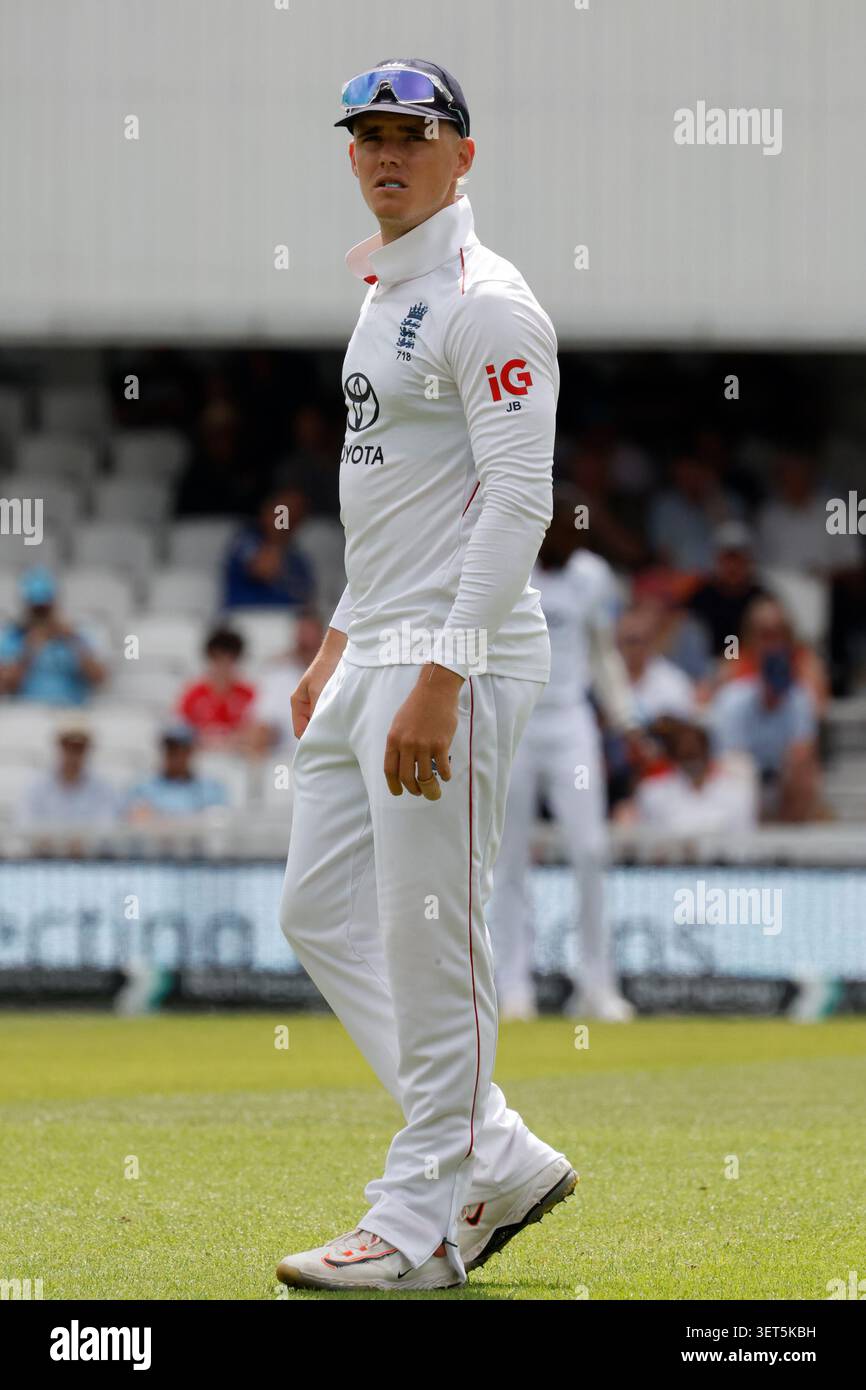 London, ENGLAND -England's Jacob Bethell(Warwickshire) in action during ...