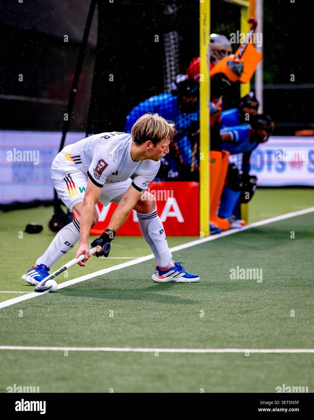 ROTTERDAM - Germany player Linus Mueller during the FIH Pro League ...