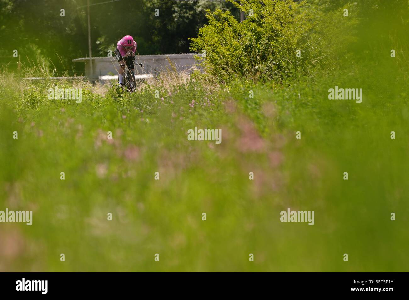 Sweden's Linus Larsson of EF Education - Aevolo during Stage 8 of the ...