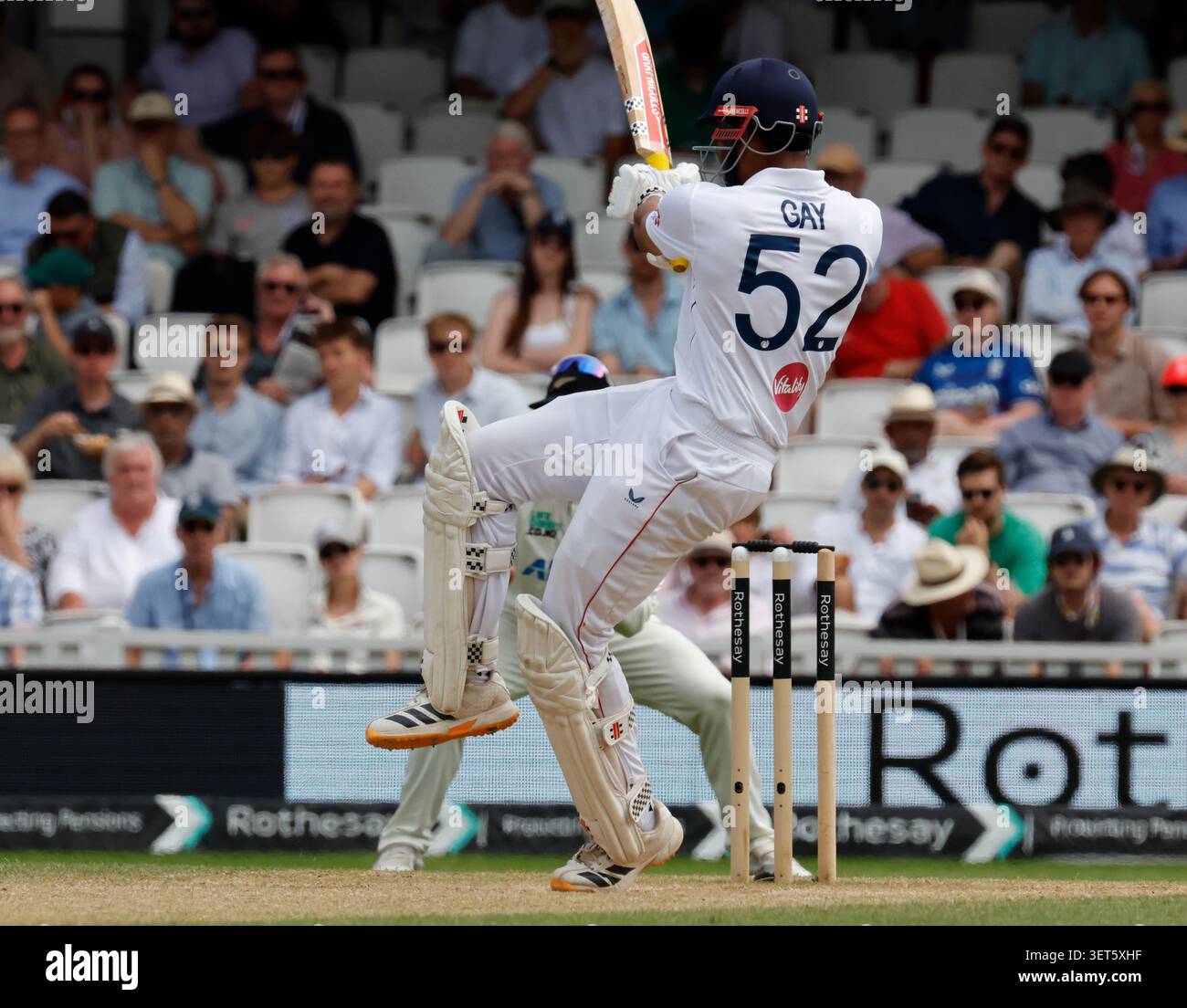London, ENGLAND - England's Emilio Gay (Durham) in action during 2nd ...