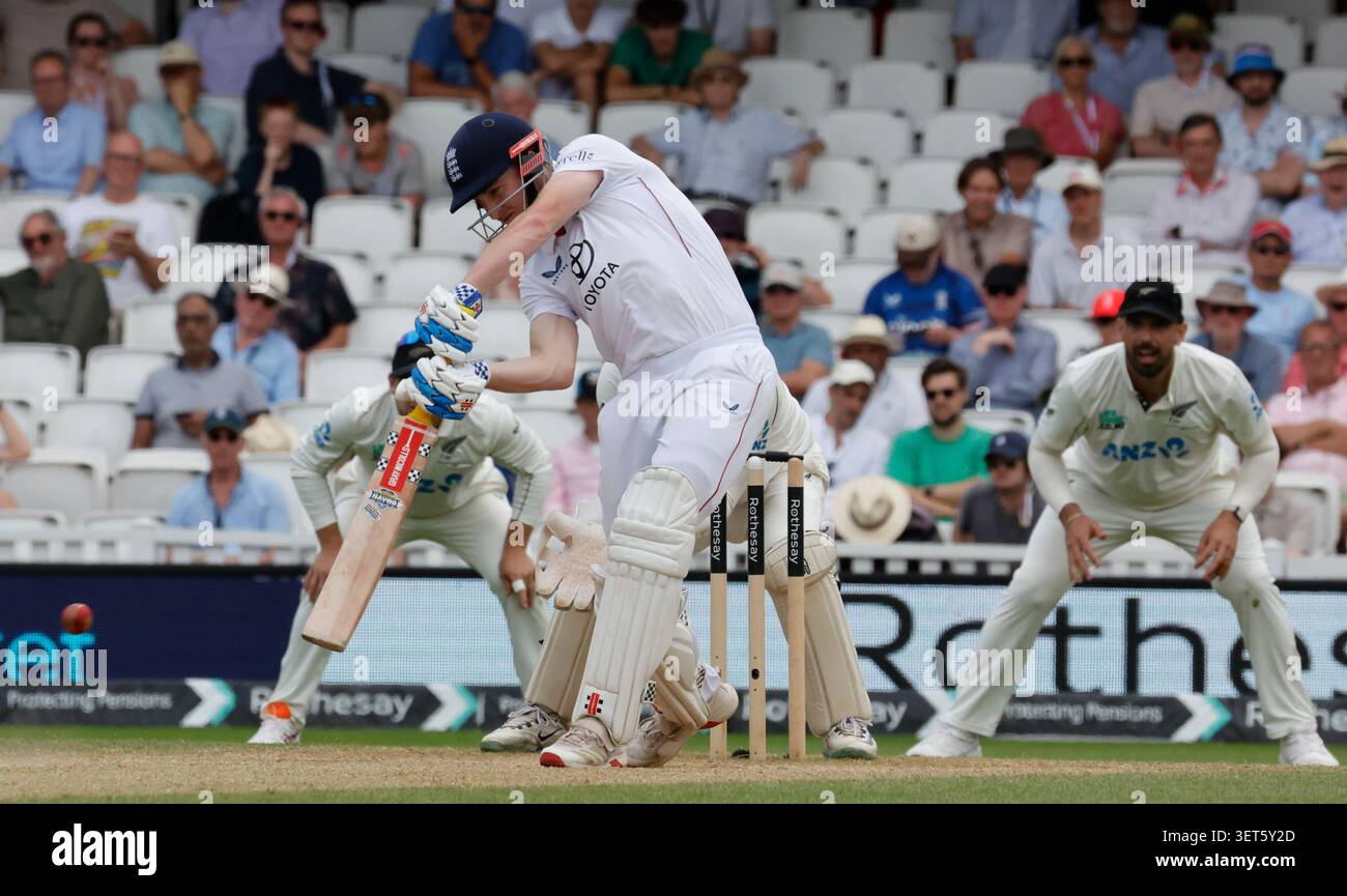 London, ENGLAND - England's Harry Brook(Yorkshire) in action during 2nd ...