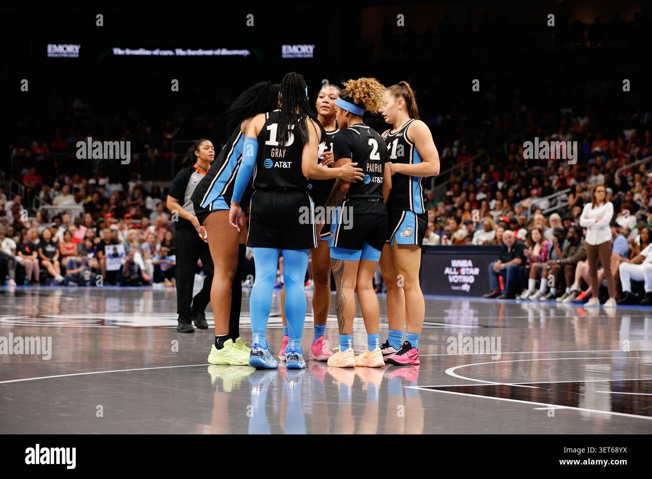 Indiana Fever take on the Atlanta Dream at State Farm Arena in Atlanta ...