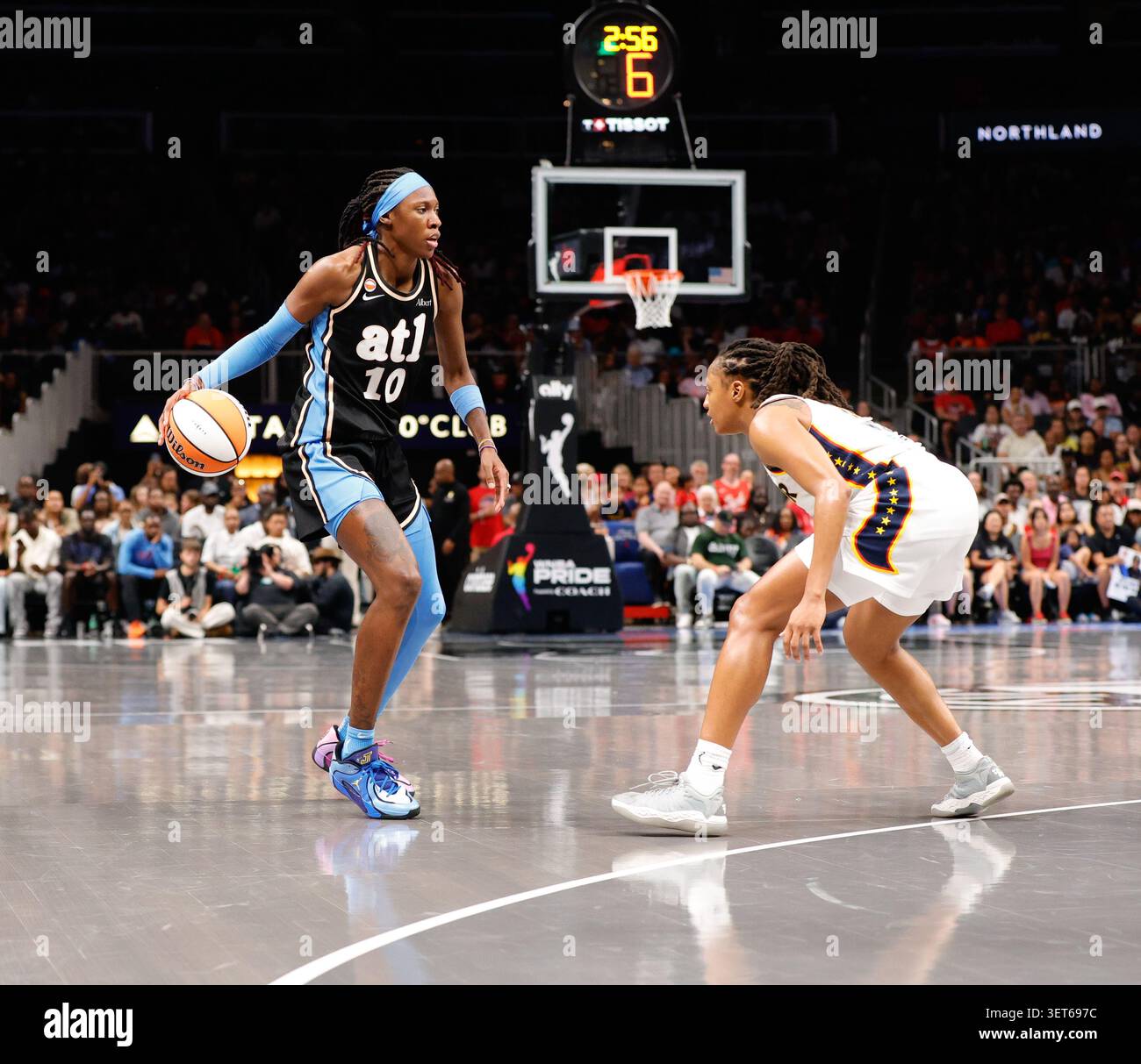 Indiana Fever take on Rhyne Howard #10 and the Atlanta Dream at State ...