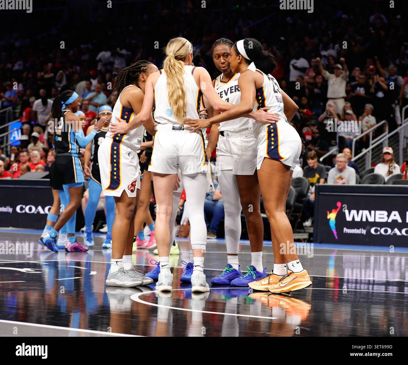 Indiana Fever take on the Atlanta Dream at State Farm Arena in Atlanta ...