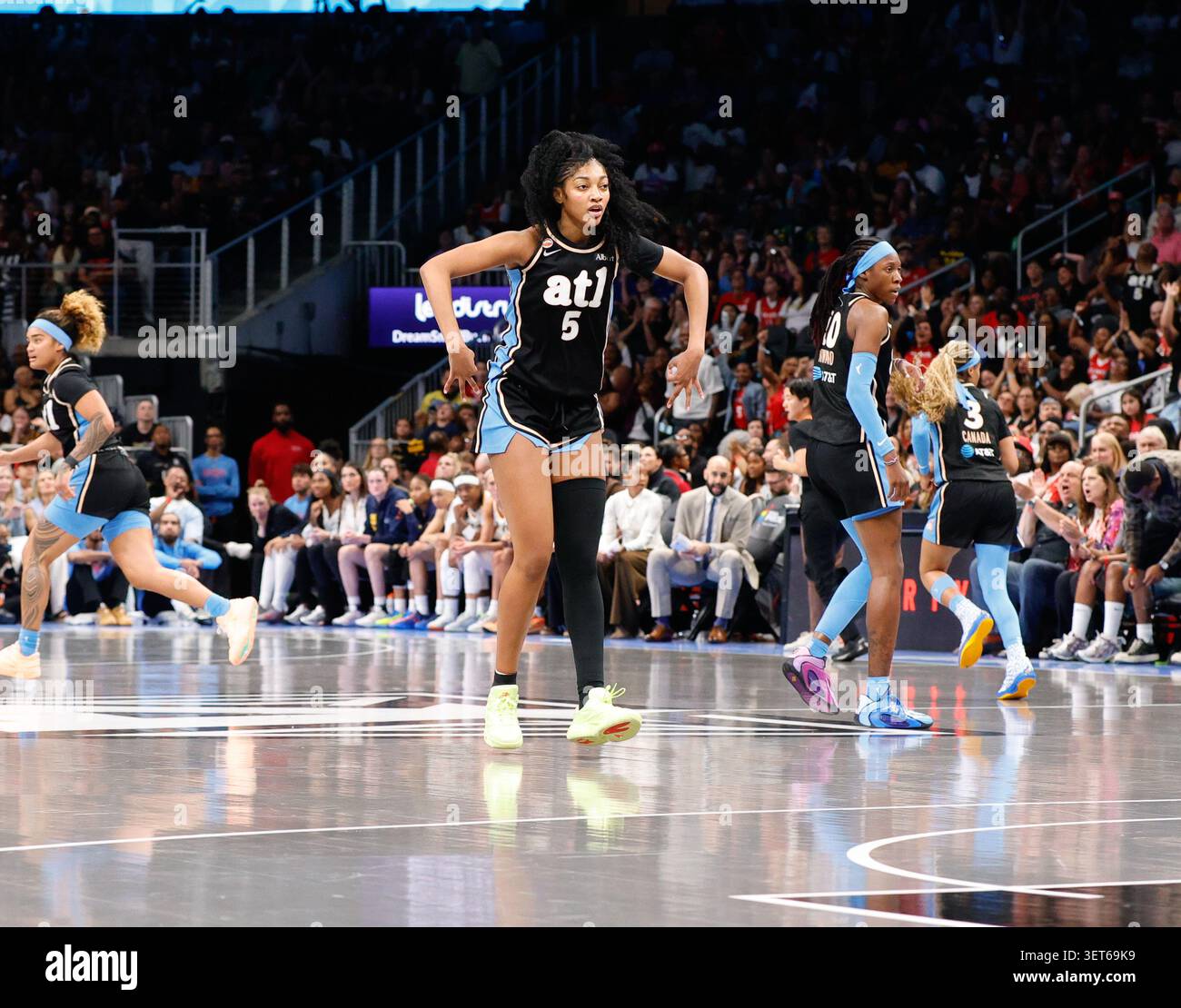 Indiana Fever take on Angel Reese #5 and the Atlanta Dream at State ...