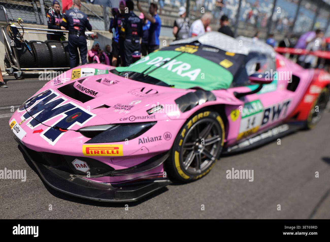 Matteo Cairoli (I/Emil Frey Racing #14), Ferrari 296 GT3 Evo, in the ...