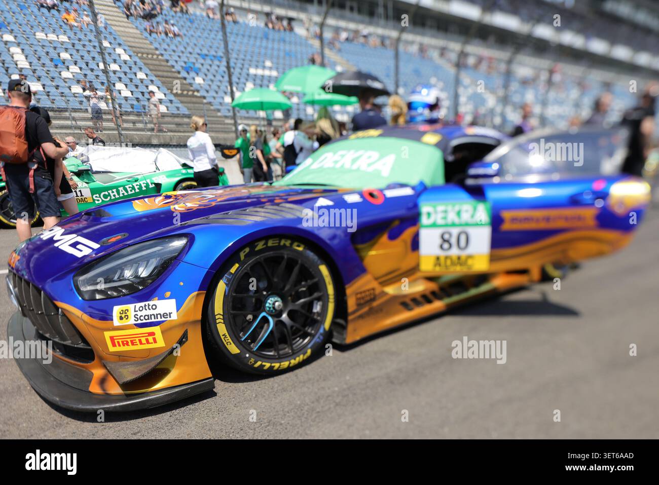 Maro Engel (D/Mercedes-AMG Team Ravenol, #80), Mercedes-AMG GT3, in the ...