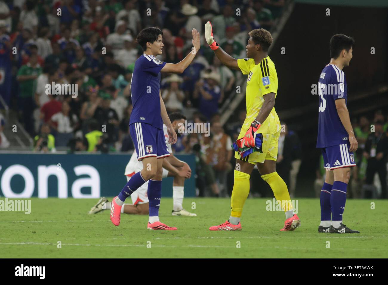Keeper Zion Suzuki #1 of Japan national team during the FIFA World Cup ...