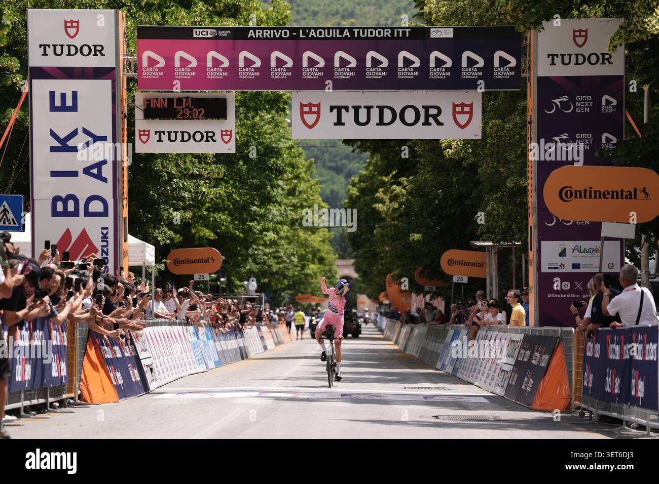 Italy's Lorenzo Mark Finn of Red Bull - Bora - Hansgrohe Rookies during ...