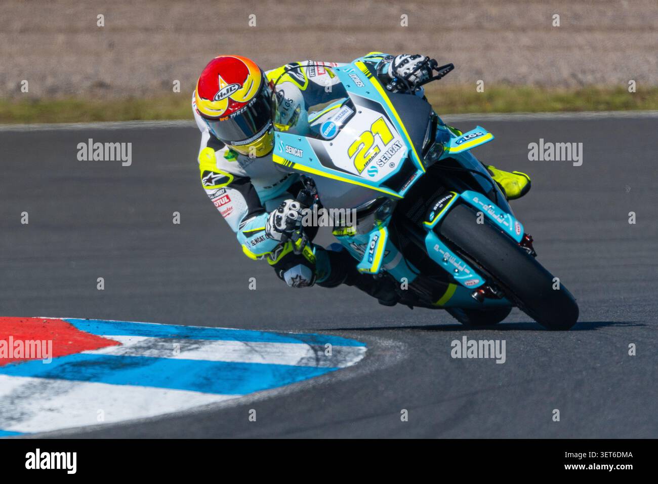 21 IDDON Christian (gbr), Sencat Racing Yamaha, action during Round 3 ...