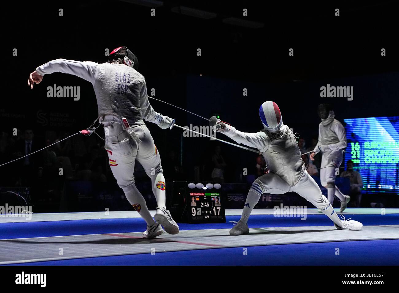 Anas ANANE of France and Mario DIAZ ESCALONA of Spain during 2026 ...
