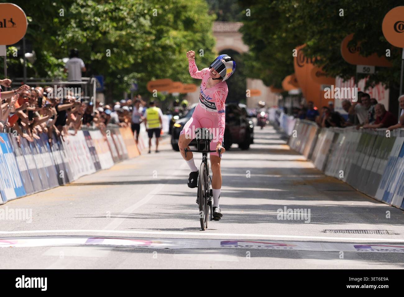 Lorenzo Mark Finn of Red Bull - Bora - Hansgrohe Rookies stage winner ...